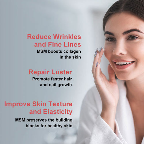 MSMPure Max Strength MSM Gel with Organic Aloe – 8 oz, Preservative-Fr ...